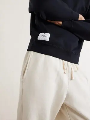 WTAPS Sign-yd Cotton-jersey Sweatshirt - Black