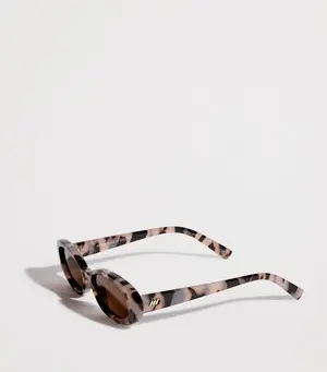 Le Specs Outta Love Tortoiseshell Sunglasses - Brown