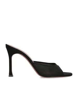 Amina Muaddi Alexa 95 Mesh Mules