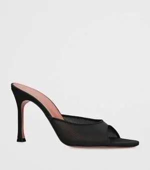 Amina Muaddi Alexa 95 Mesh Mules