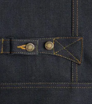 Thom Browne Selvedge Denim Trucker Jacket - Navy