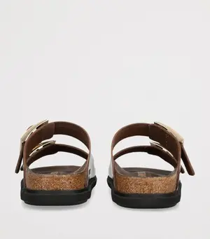 BIRKENSTOCK Leather Arizona Sandals - Brown