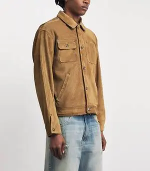 Polo Ralph Lauren Suede Field Jacket - Beige