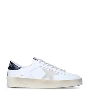 GOLDEN GOOSE Leather Stardan Sneakers - White
