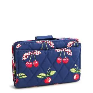 VERA BRADLEY Small Turnlock Wallet In Cherry Picking