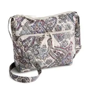 VERA BRADLEY Harwick Large Messenger Bag - Purple
