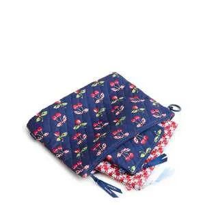 VERA BRADLEY 3-pouch Organizer Set - Blue