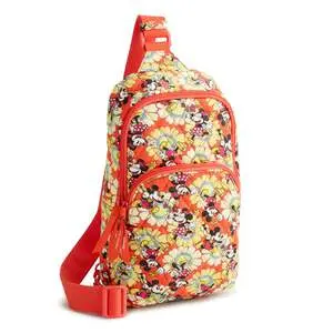 VERA BRADLEY Disney Lorman Sling Backpack - Orange