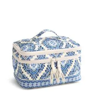 VERA BRADLEY Brush Up Cosmetic Case - Blue