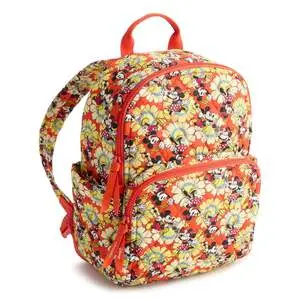 VERA BRADLEY Disney Small Banbury Floral Backpack - Orange