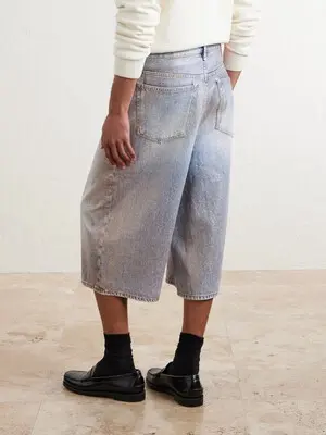 Acne Studios Judda U Straight-leg Denim Shorts