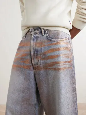 Acne Studios Judda U Straight-leg Denim Shorts