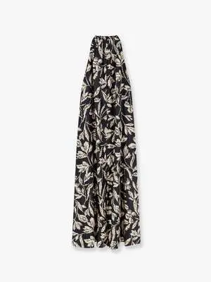 Max Mara Mxmcartone Silk Dress - Black