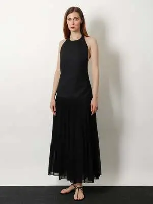 RÓHE Pleated Long Dress