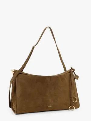 Alaïa Le Click Pocket 35 Nabuck Shoulder Bag