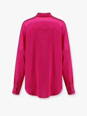 Dries Van Noten Casia Silk Shirt - Pink