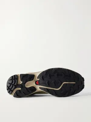 SALOMON Xt-6 Gore-tex Tpu-trimmed Mesh Sneakers - Neutrals