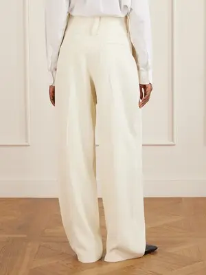 Sportmax Soblo Pleated Wide-leg Trousers