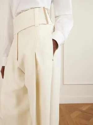 Sportmax Soblo Pleated Wide-leg Trousers