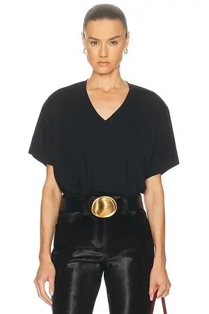 Khaite Linda V-neck T-shirt