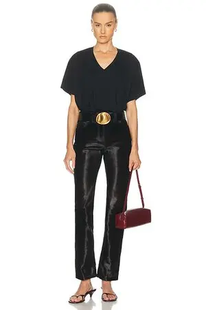 Khaite Linda V-neck T-shirt