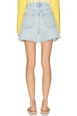 AGOLDE Rhoda Short Light Wash Denim