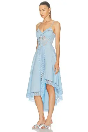 Charo Ruiz Ibiza Neriane Long Dress With Lace Detailing