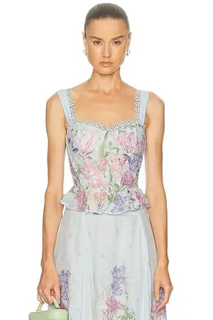 Charo Ruiz Ibiza Floral Camis Tanks For Women