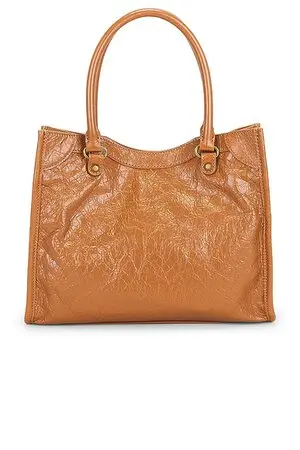 Balenciaga Le City Mini Tote Bag - Camel