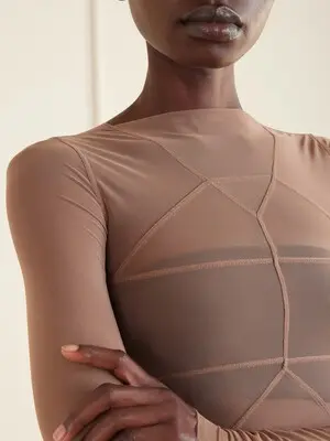Rick Owens Stretch-tulle T-shirt