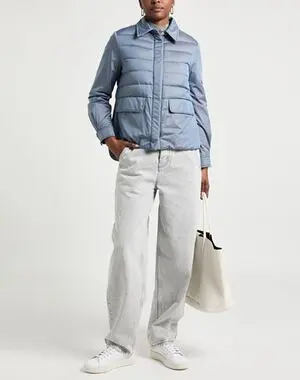 MOORER Polyester-blend Puffer Jacket - Blue