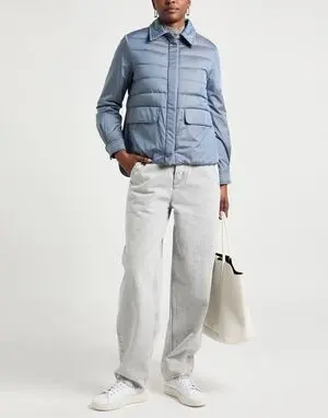 MOORER Polyester-blend Puffer Jacket - Blue