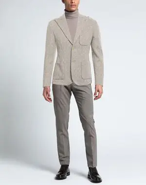 DANIELE ALESSANDRINI Blazer Size Polyester, Cotton, Elastane