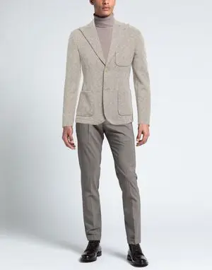 DANIELE ALESSANDRINI Blazer Size Polyester, Cotton, Elastane