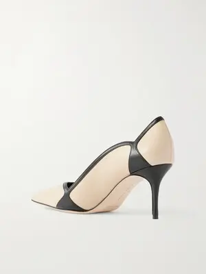 Manolo Blahnik Ruvian 70 Leather Pumps
