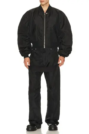 Rick Owens Secchia Flight Jacket - Black