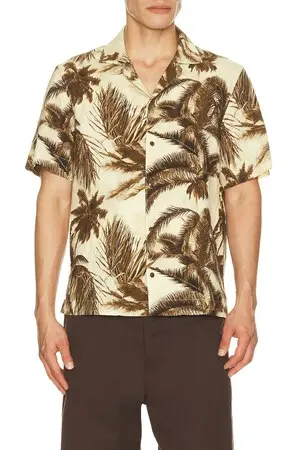 Moncler Shirt In Brown - Beige