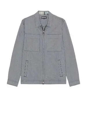 Barbour Willowburn Gingham Overshirt In Blue