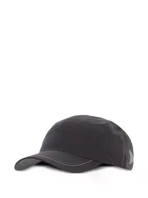 AND WANDER Panelled Cap - Black