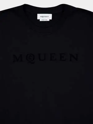 Alexander McQueen Logo Cotton Sweatshirt - Black