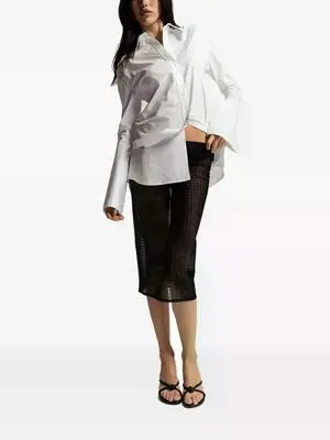COURREGES Laced Midi Skirt