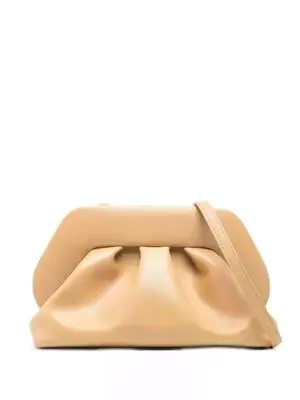 THEMOIRE Medium Bios Gathered Clutch - Neutrals