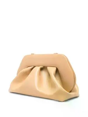 THEMOIRE Medium Bios Gathered Clutch - Neutrals