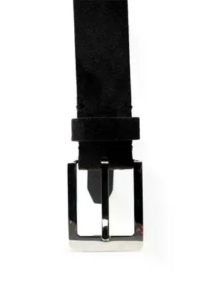 Brioni Suede Buckle Belt