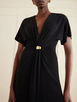 Altuzarra Rena Embellished Maxi Dress - Black