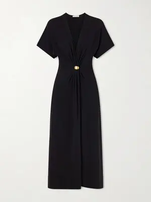 Altuzarra Rena Embellished Maxi Dress - Black