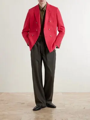 Paul Smith Double-breasted Linen Blazer