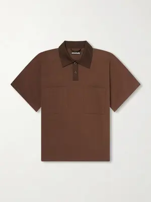 MONITALY Poloponcho Cotton Polo Shirt