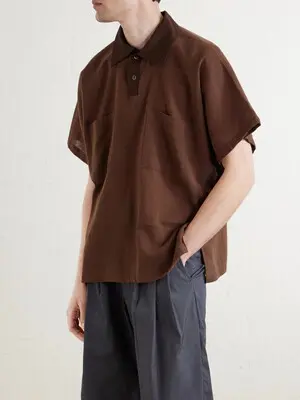 MONITALY Poloponcho Cotton Polo Shirt