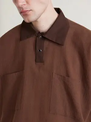 MONITALY Poloponcho Cotton Polo Shirt